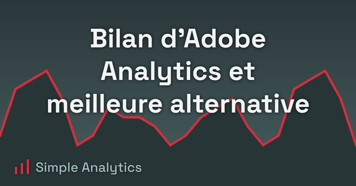 Bilan d'Adobe Analytics et meilleure alternative
