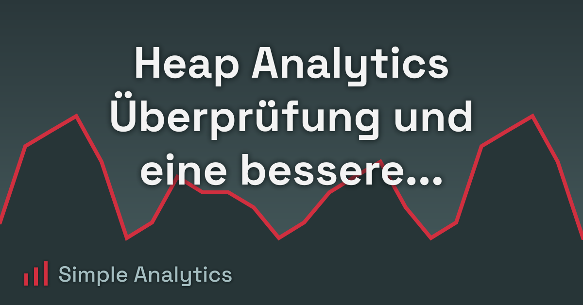 Heap Analytics Überprüfung und eine bessere Alternative