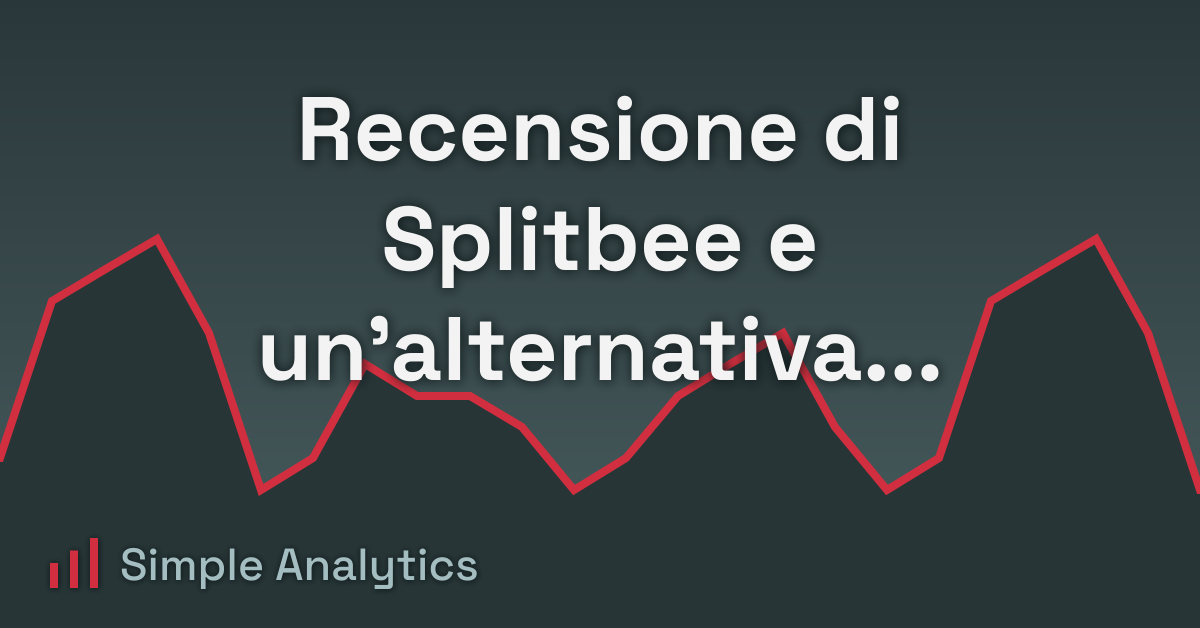 Recensione di Splitbee e un'alternativa migliore