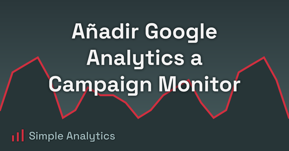 Añadir Google Analytics a Campaign Monitor