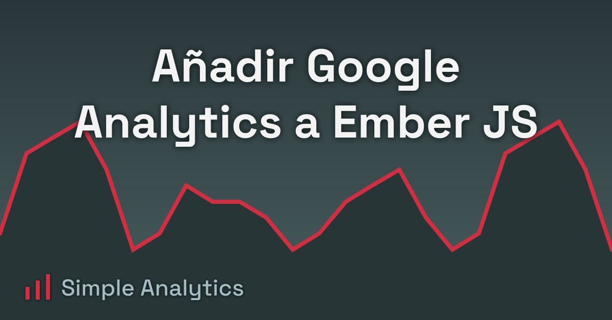 Añadir Google Analytics a Ember JS