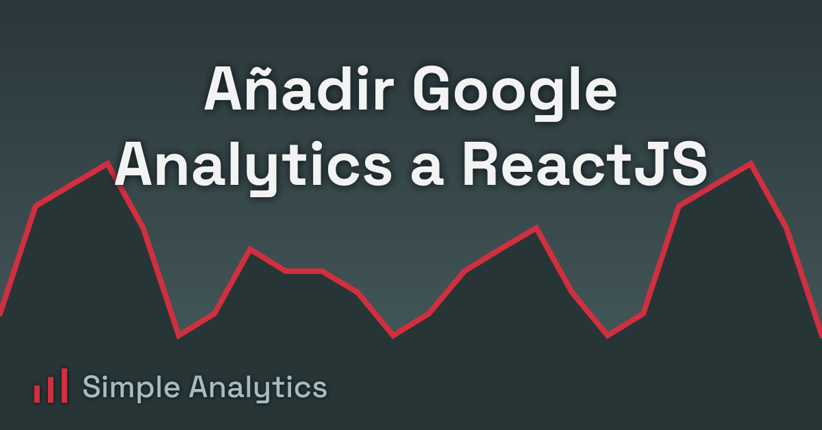 Añadir Google Analytics a ReactJS