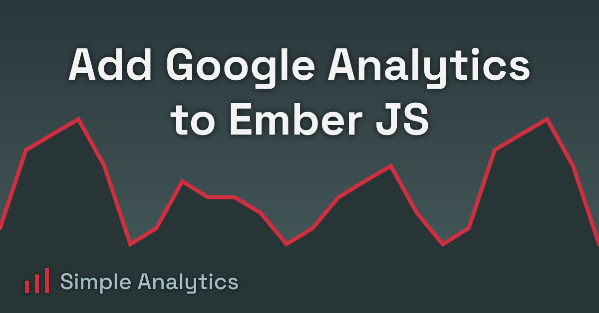 Add Google Analytics to Ember JS