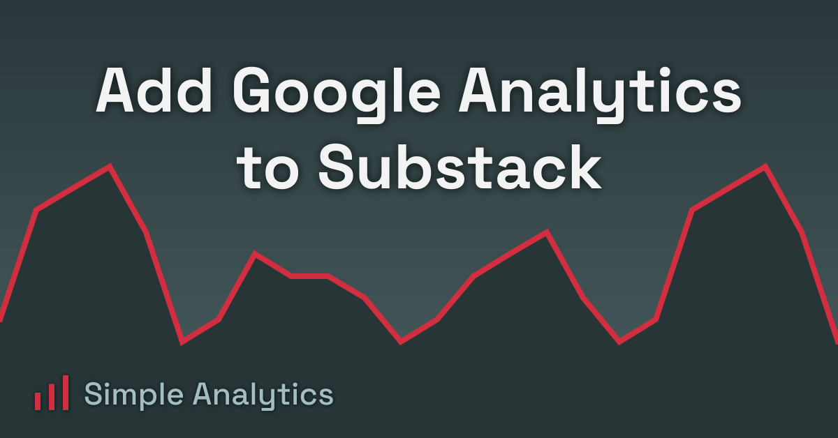 Add Google Analytics to Substack