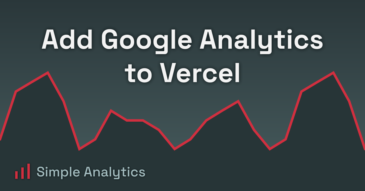 Add Google Analytics to Vercel