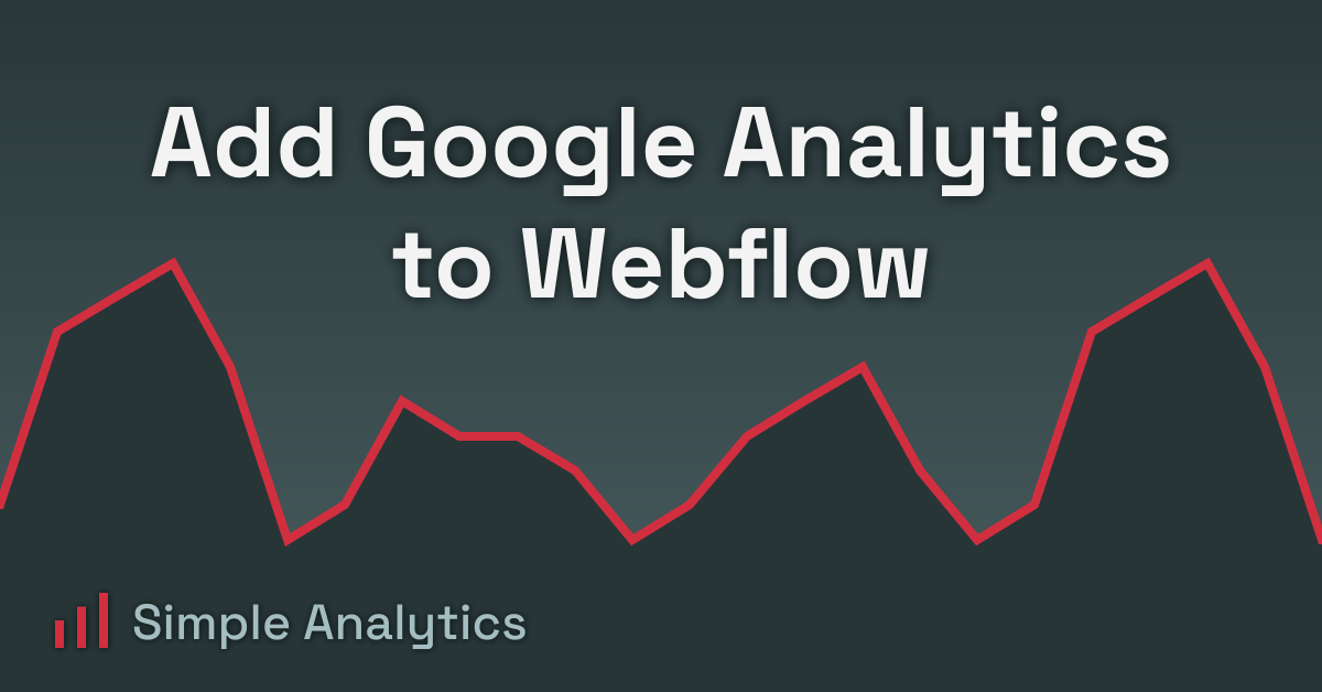Add Google Analytics to Webflow