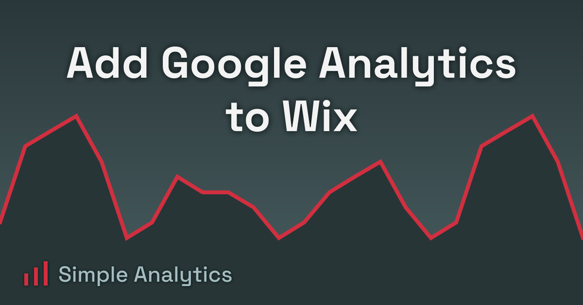 Add Google Analytics to Wix
