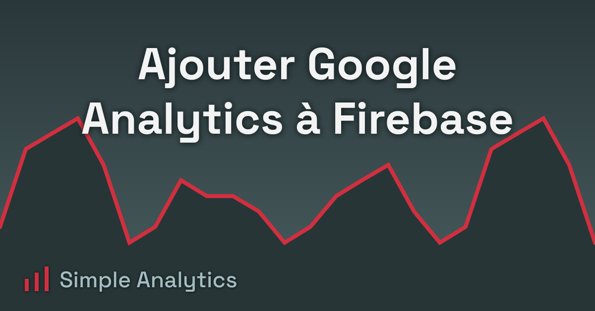 Ajouter Google Analytics à Firebase