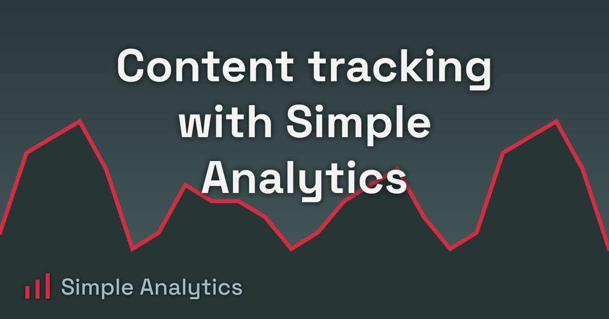 Content tracking with Simple Analytics