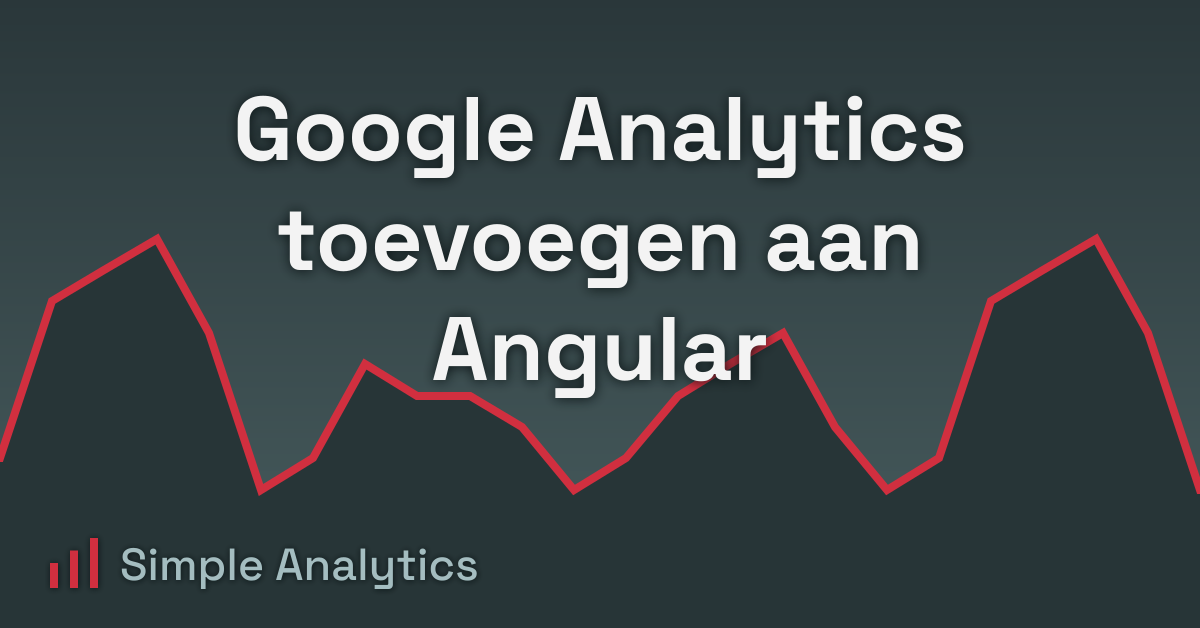 Google Analytics toevoegen aan Angular