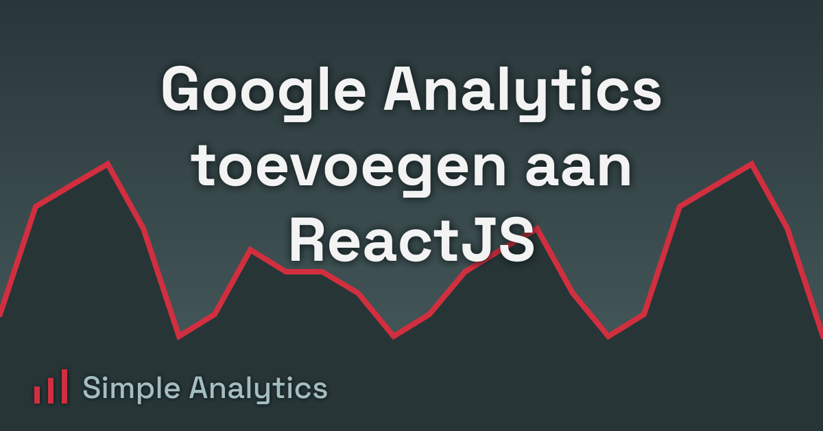 Google Analytics toevoegen aan ReactJS