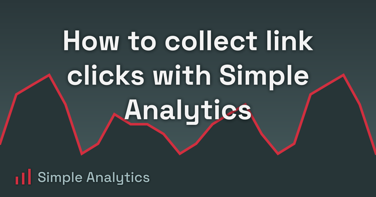 How to collect link clicks with Simple Analytics