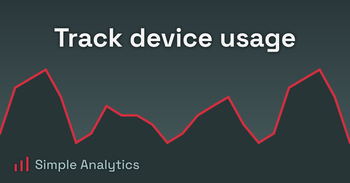 Track device usage