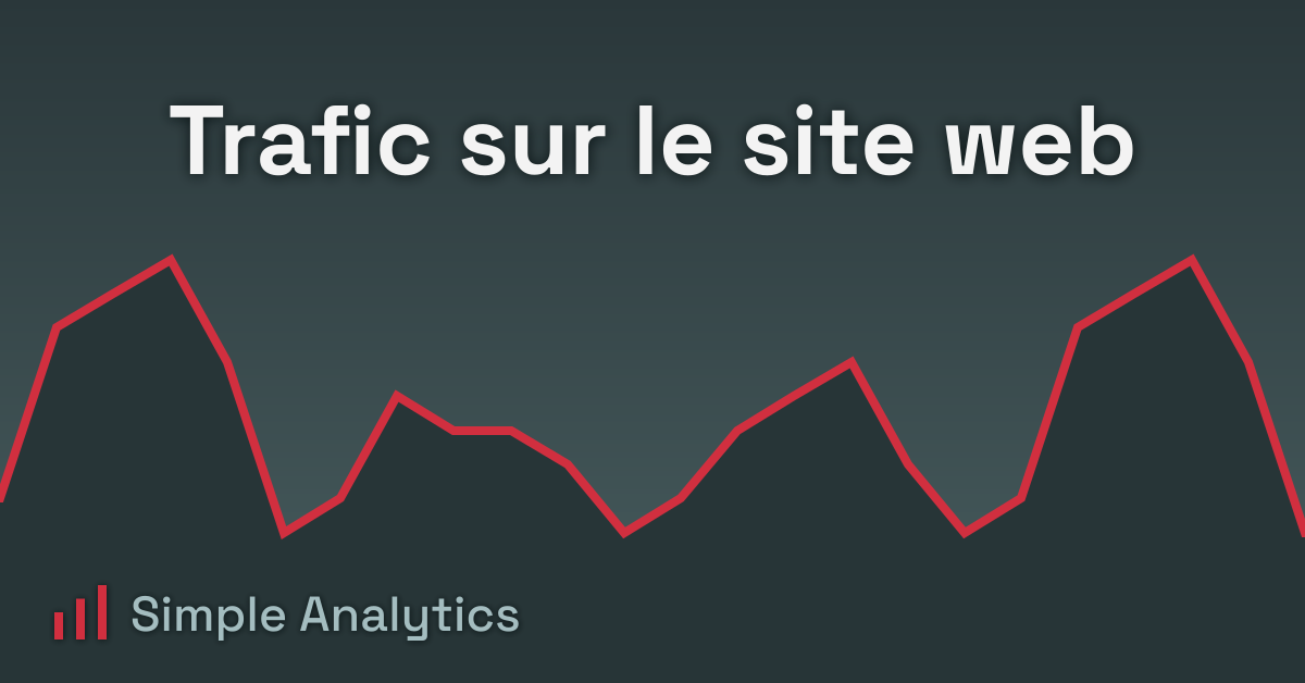 Trafic sur le site web
